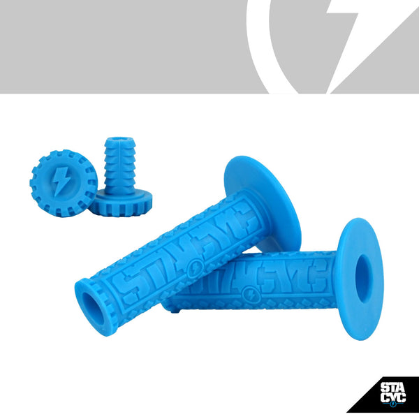 GRIPS 12e/16e 19mm - CYAN - STACYC