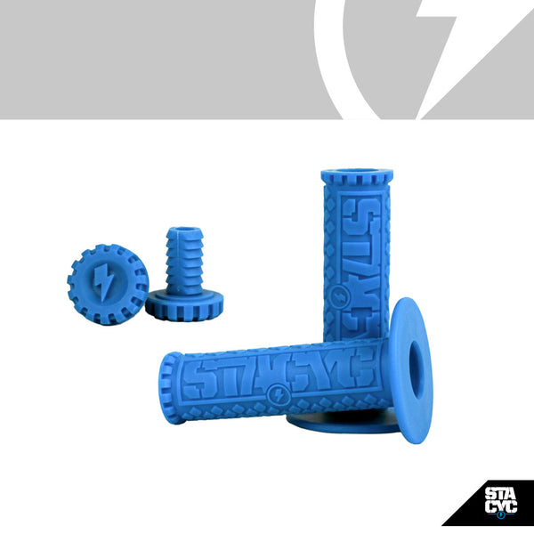 GRIPS 12e/16e 19mm - CYAN - STACYC